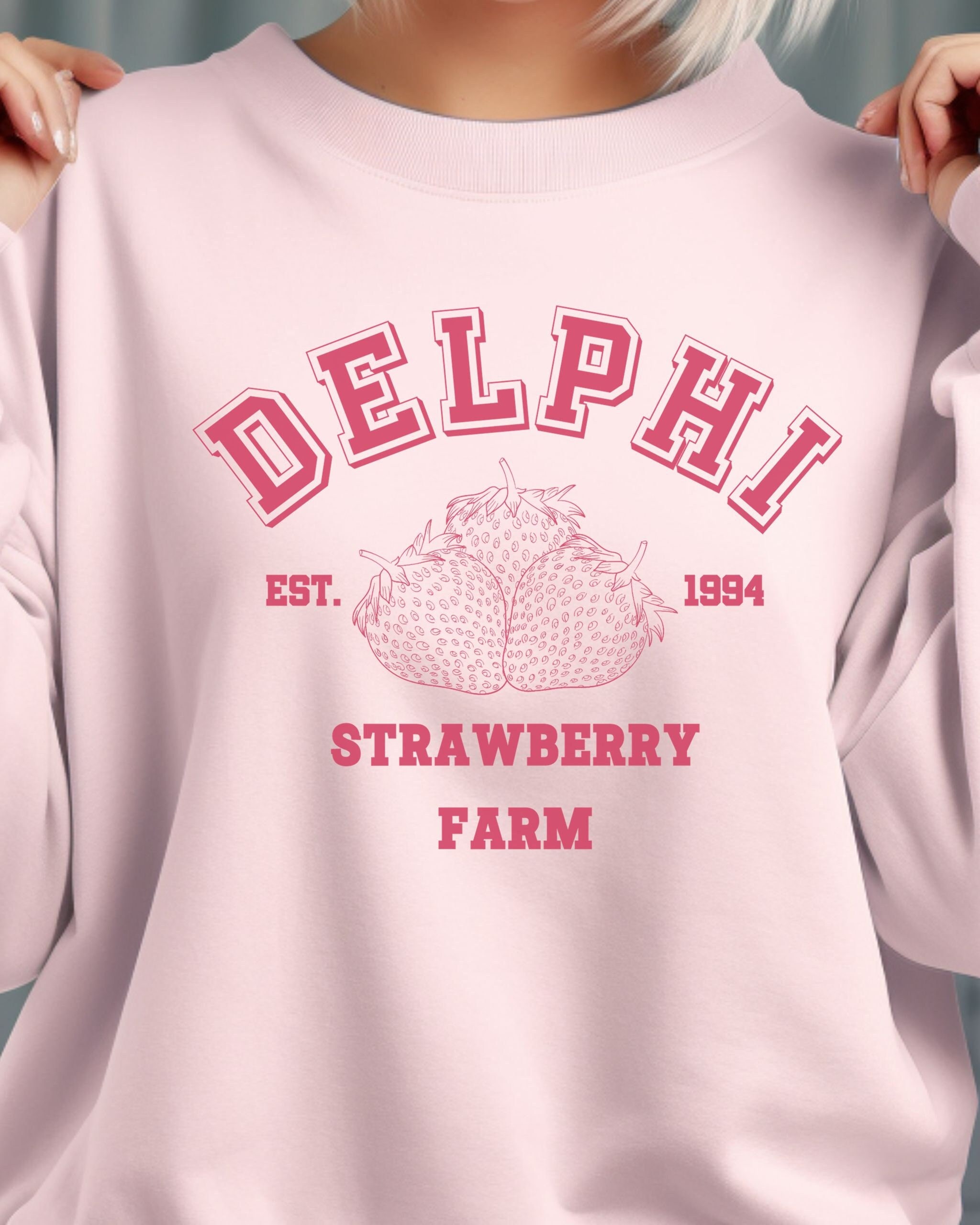 Delphi Strawberry Farms Sweatshirt, Delphi Strawberry Service, Blood ...
