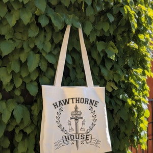 Hawthorne House Cotton Canvas Tote Bag, Inheritance Games Tote, Bookish ...