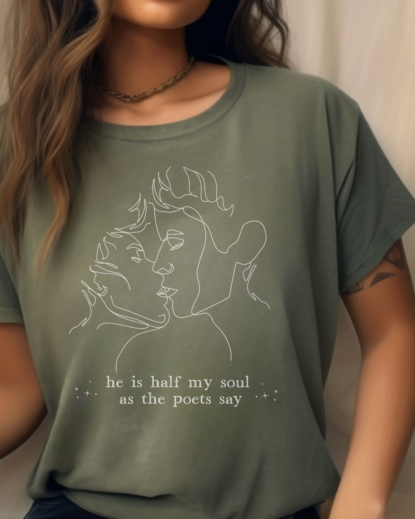 The Song of Achilles Comfort Colors T-shirt, Achilles & Patroclus, Dark ...