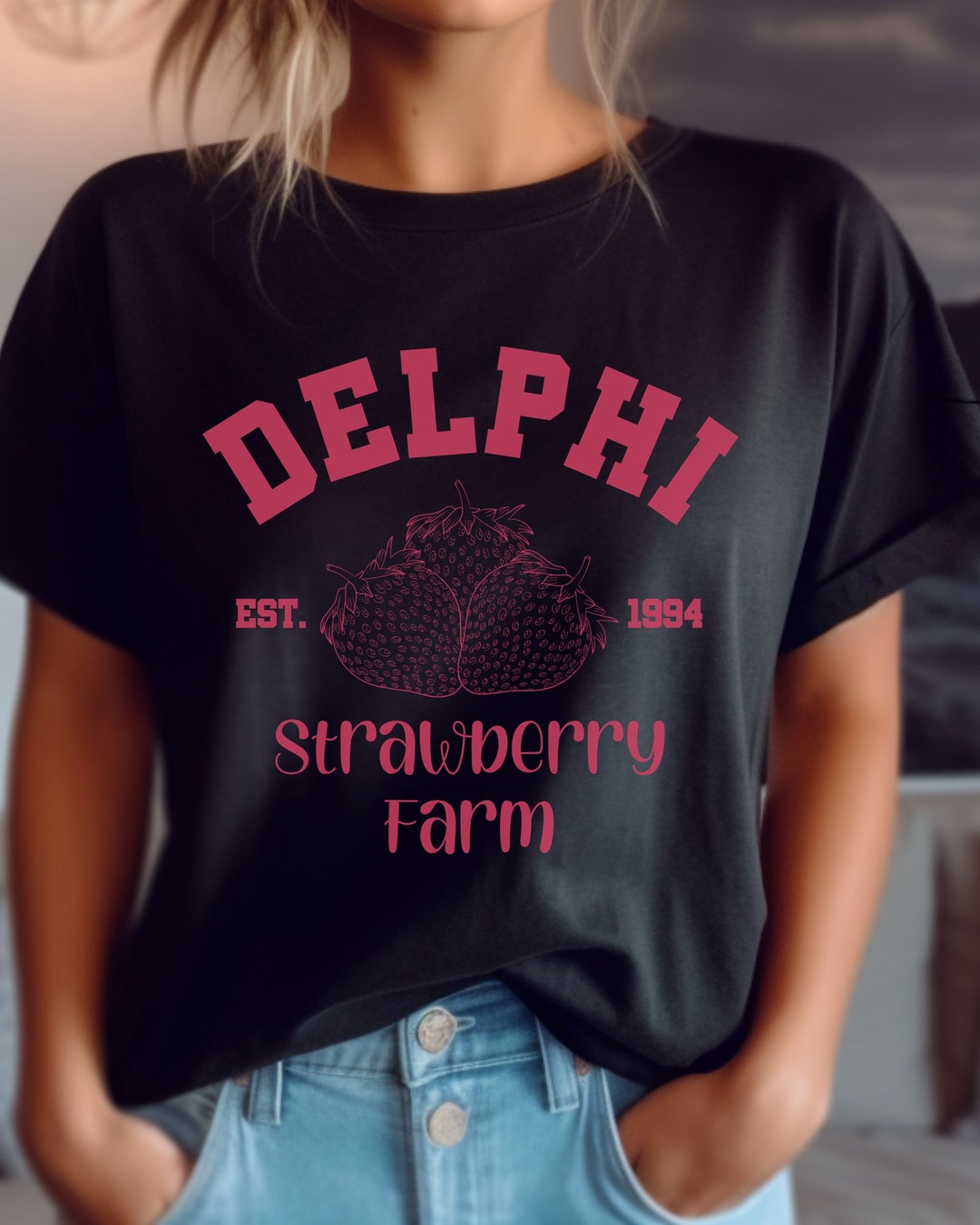 Delphi Strawberry Farms Comfort Colors T-shirt, PJO Percy Jackson the ...