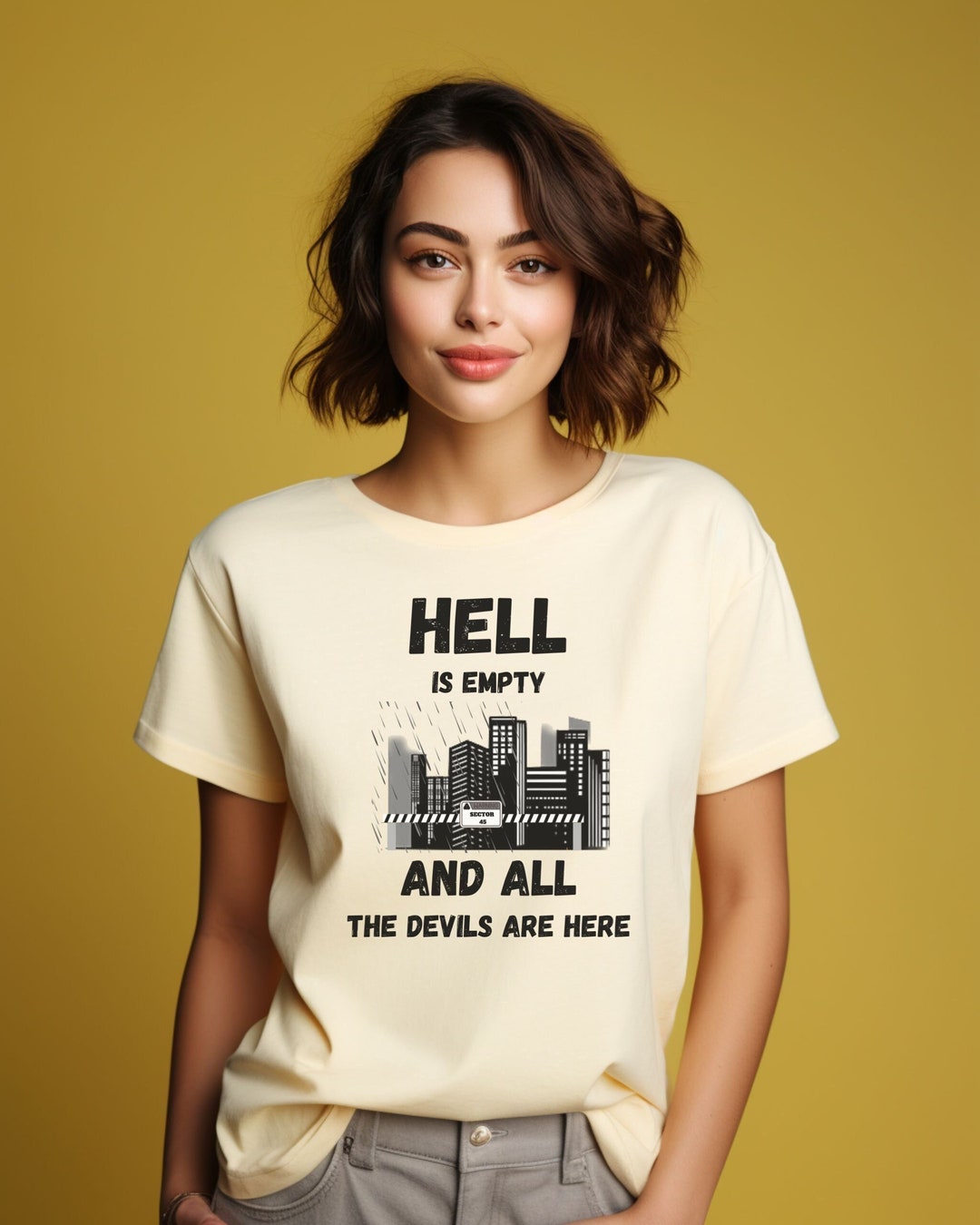 Hell is Empty and All the Devils Are Here Comfort Colors Shirt, Ignite ...