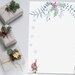 Printable Gnome Christmas Stationery Digital Download, Customizable ...