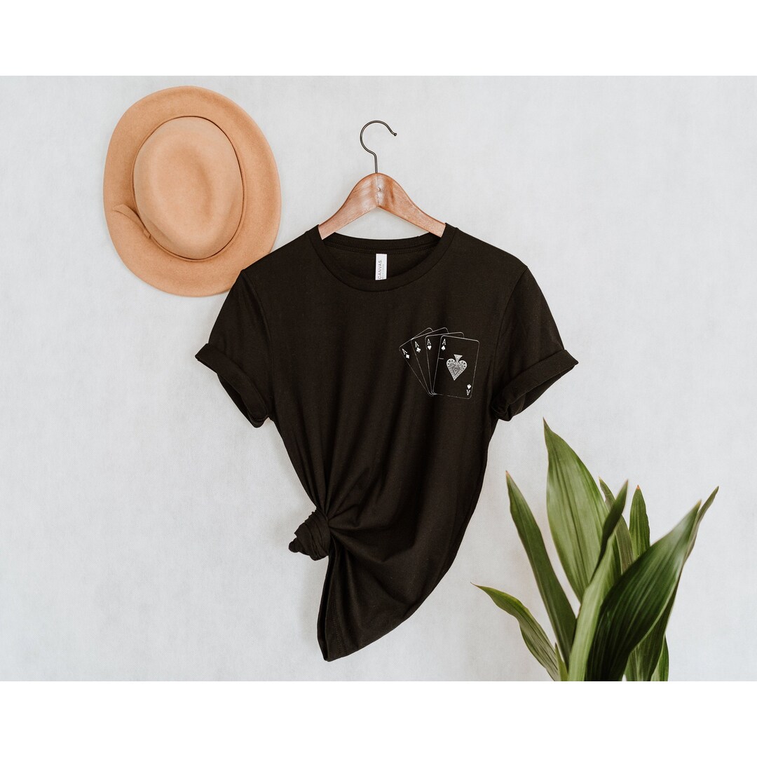Pocket Aces Poker Shirt, Las Vegas Tee, Poker Lover Shirt, Bluffing T ...