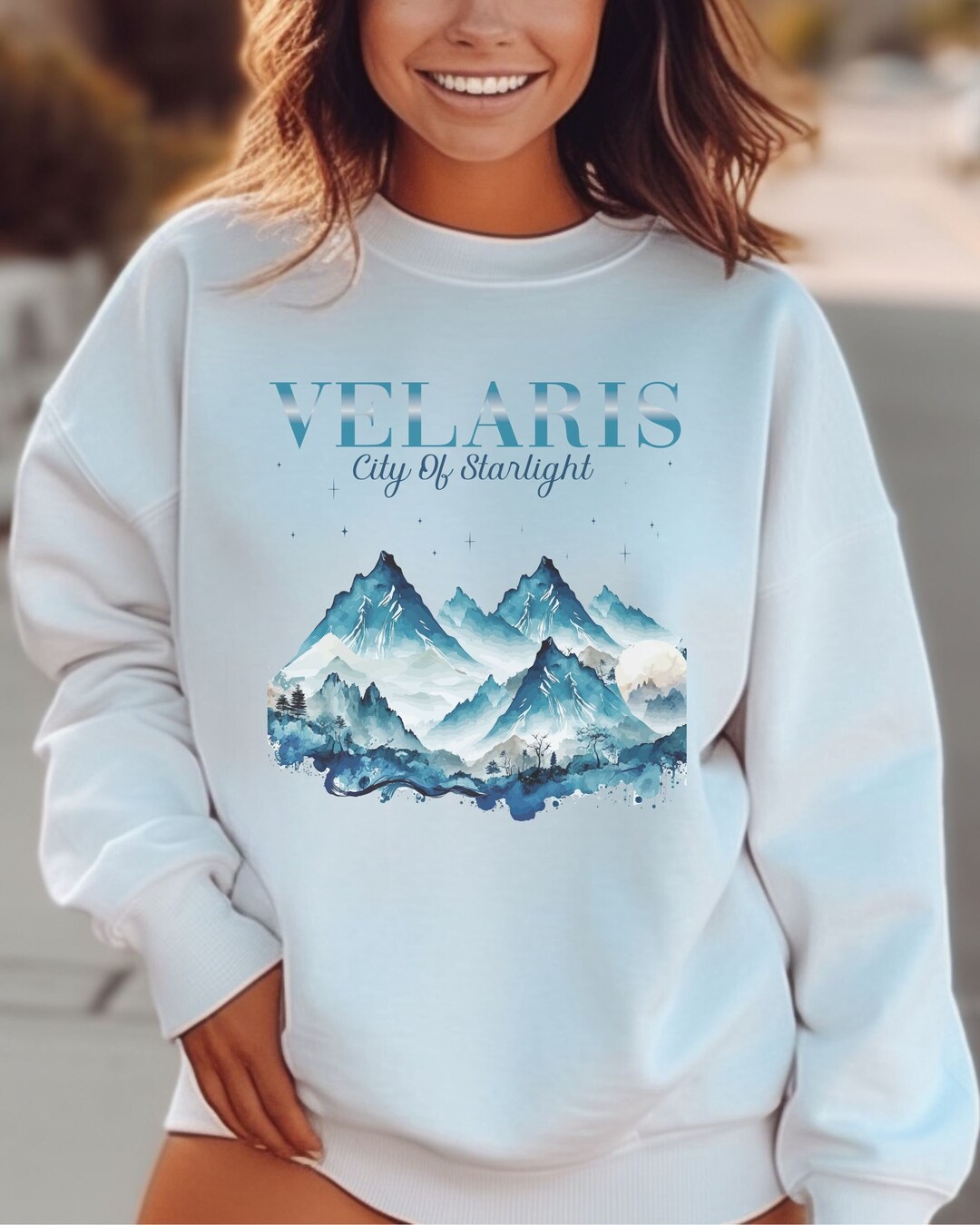 Velaris Sweatshirt, ACOTAR Merch, Bookish Night Court Tee, City of ...
