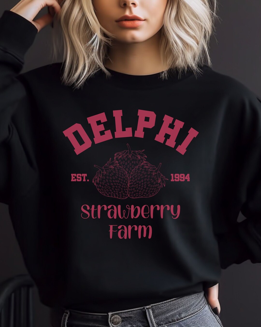 Delphi Strawberry Farms Sweatshirt, PJO Percy Jackson the Olympians ...