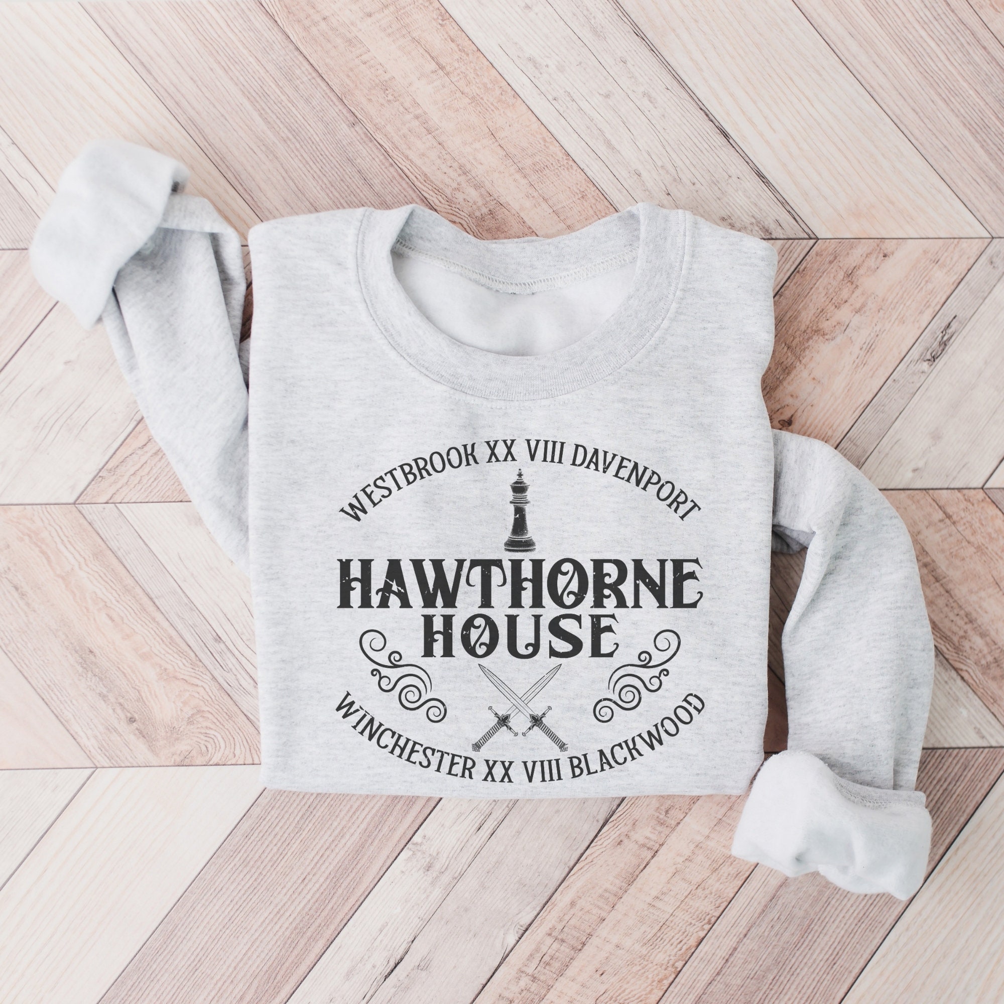 Hawthorne House Sweater, Inheritance Games Sweatshirt, Hawthorne Logo ...