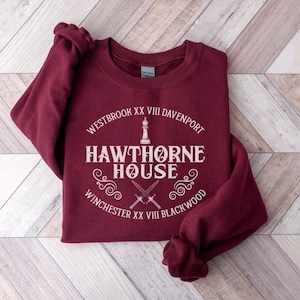 Hawthorne House Sweater, Inheritance Games Sweatshirt, Hawthorne Logo ...