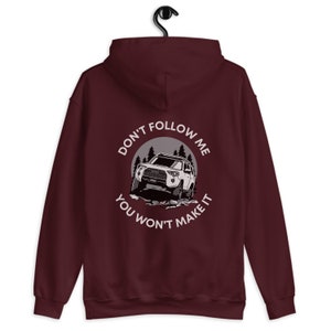 Toyota 4runner Hoodie, Unisex 4runner Hoodie Sweater, 4x4 Toyota T ...