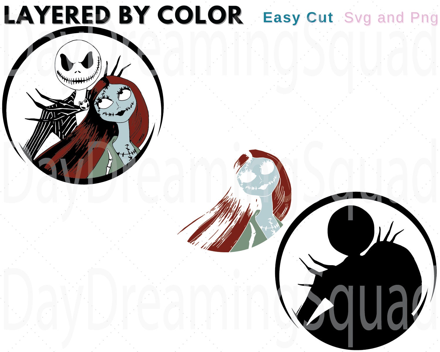 Layered Svg Jack Svg Sally Svg Pumpkin Svg Halloween Svg - Etsy Canada