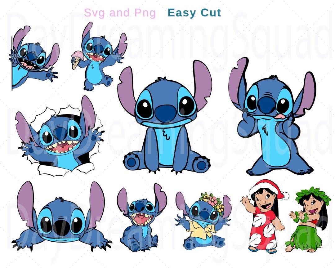 Blue Character Png and Svg, Instant Download Svg N Png, Digital File ...