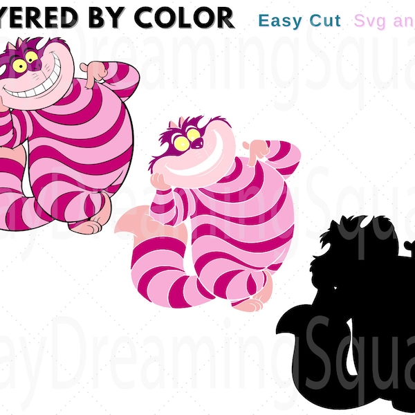 Chesire Cat Svg - Etsy