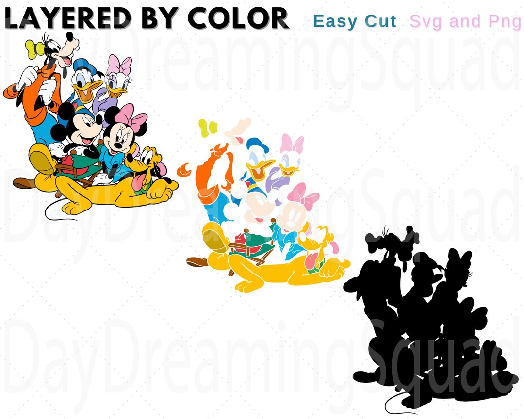 Layered Svg, Svg, Mouse Svg, Mouse Cricut, Squad Svg, Digital Download ...