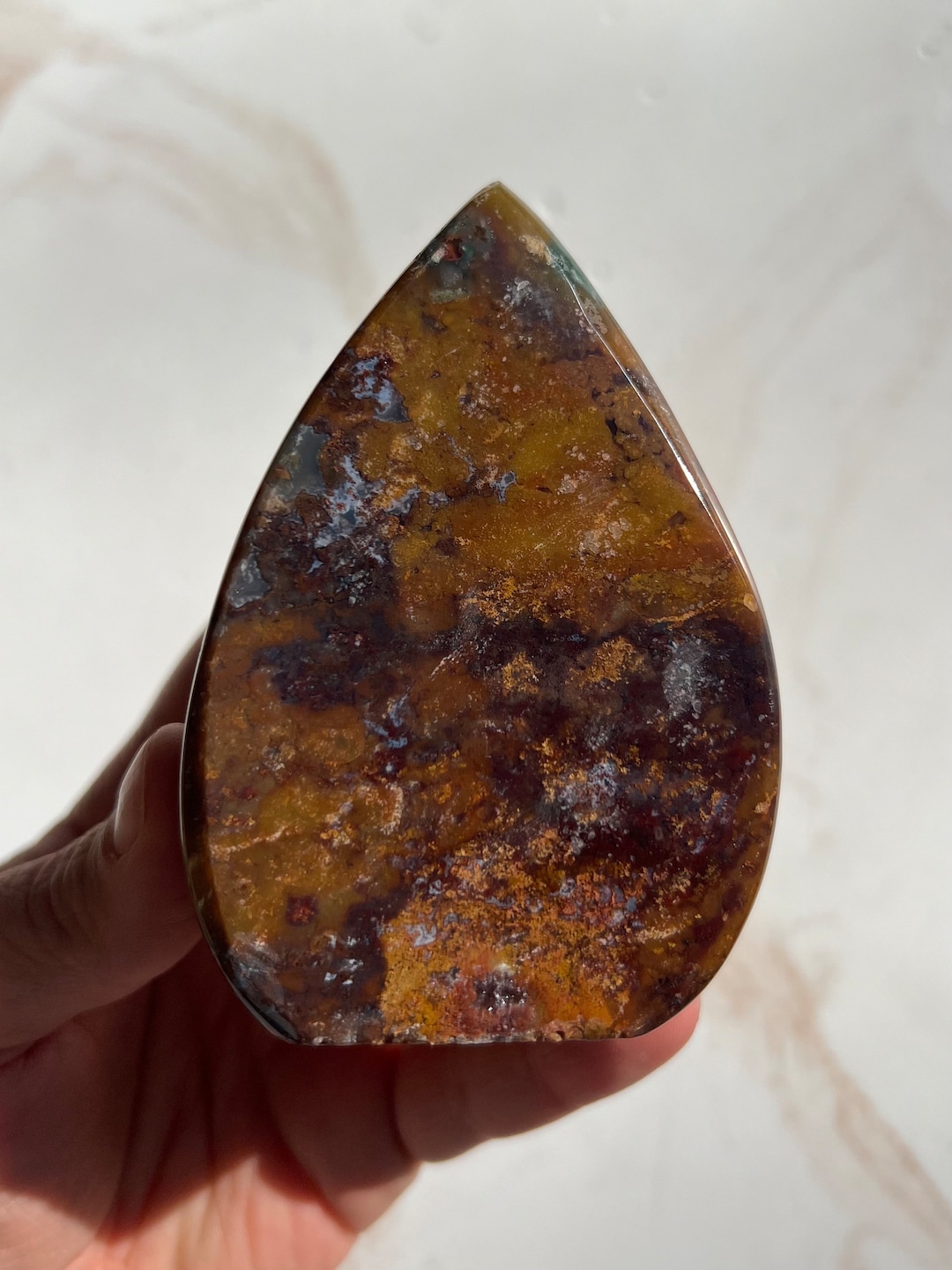 Red and Yellow Jasper Flame - Etsy