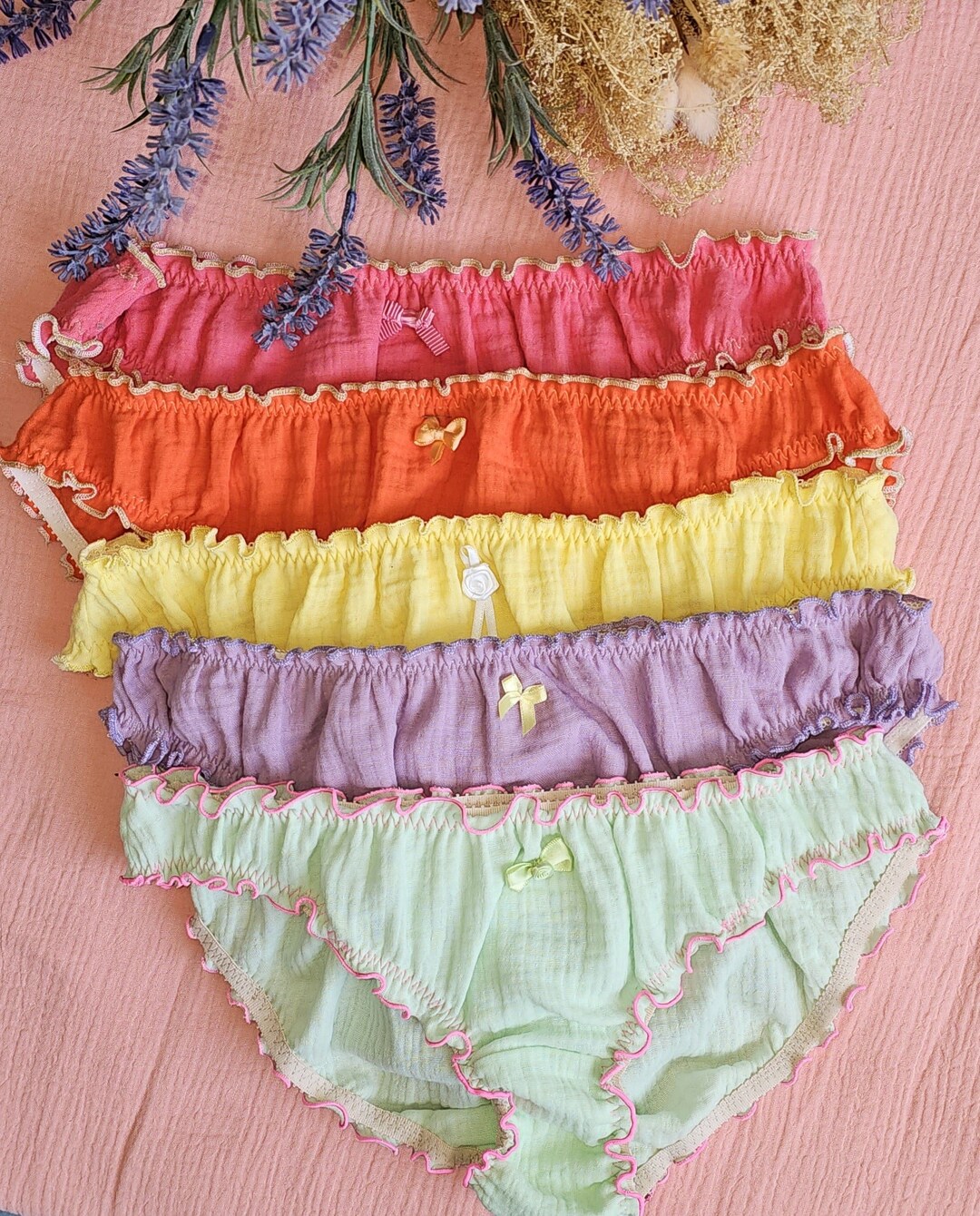 RAINBOW Women's Bloomer Panties in Double Gauze - Etsy