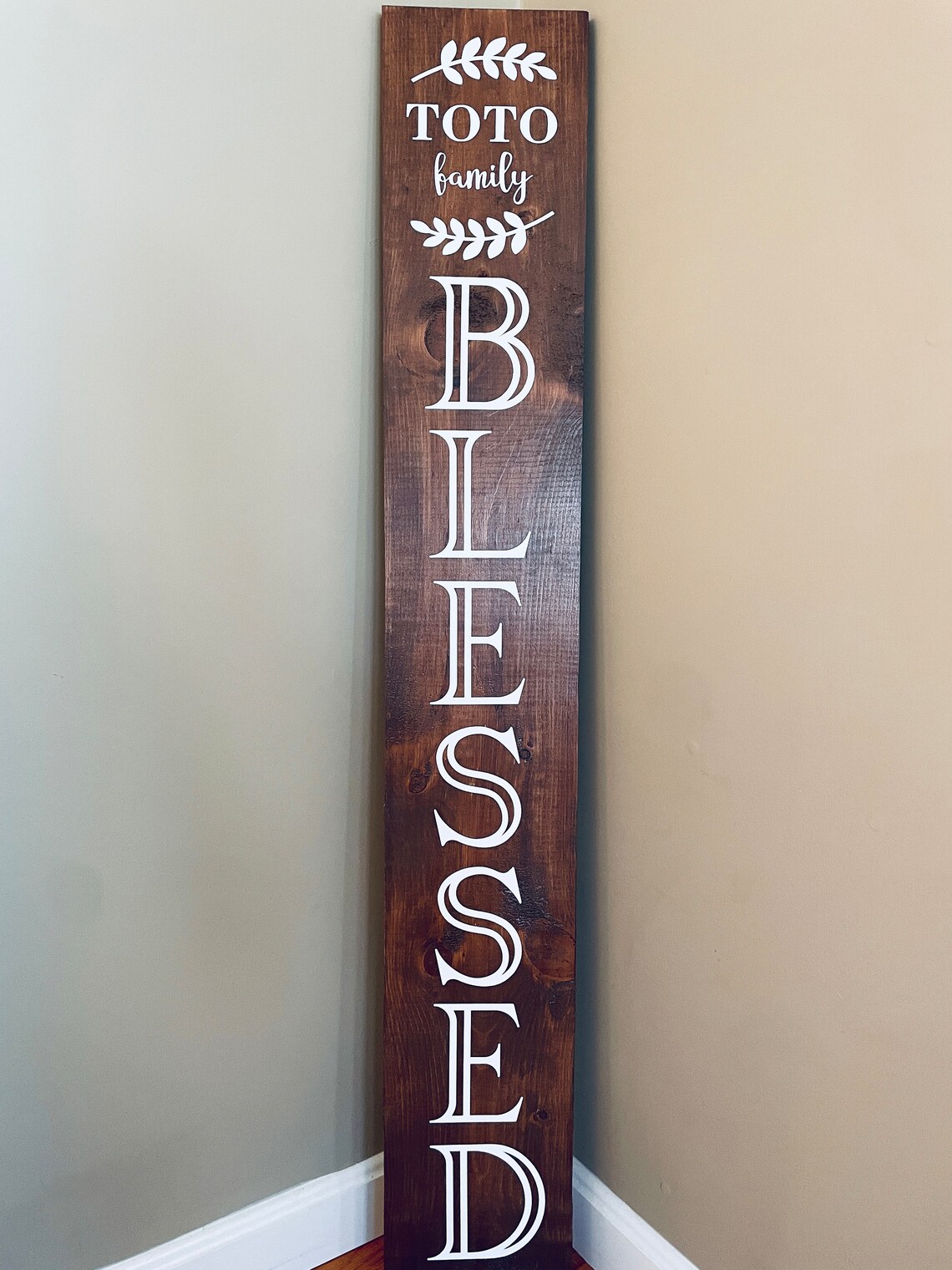 Custom Blessed Wooden Sign Blessed Wood Sign Easter Sign - Etsy