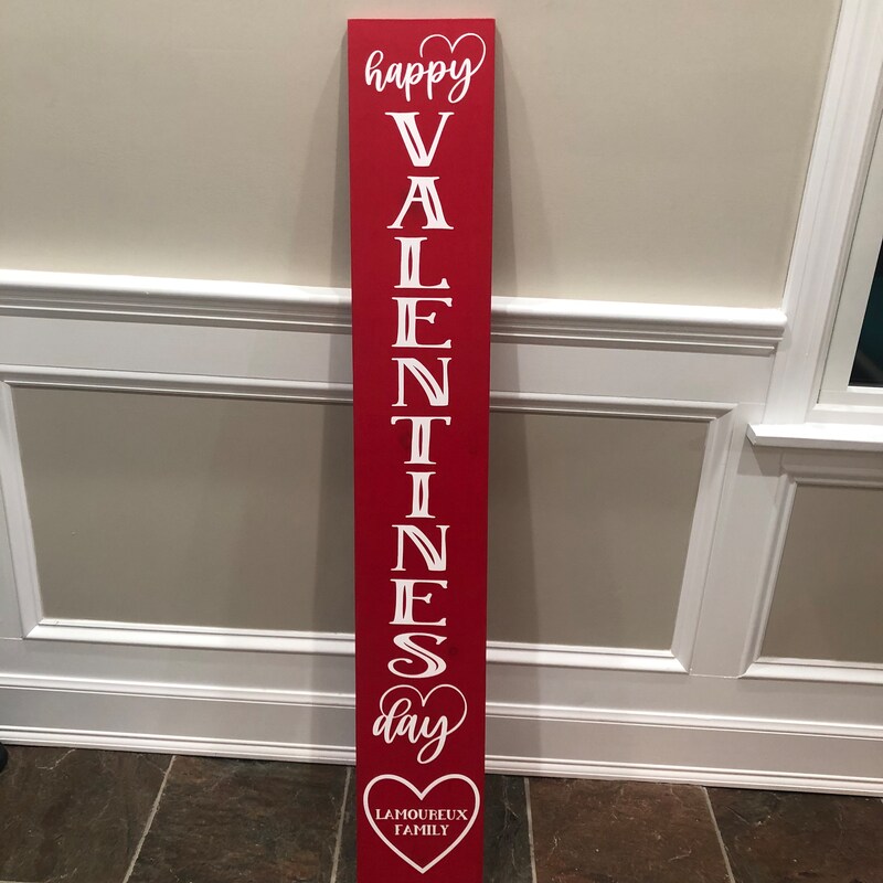 Valentines Day Porch Sign - Etsy