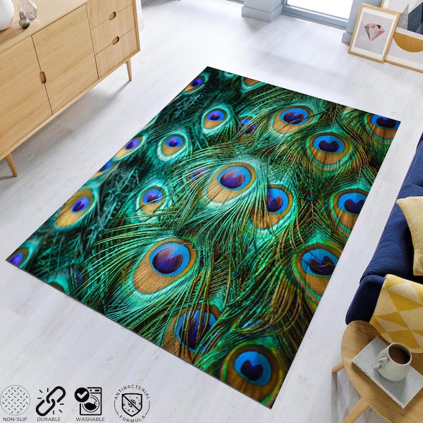 Peacock Rugs - Etsy
