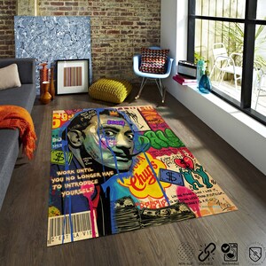 Pop Art Remake Rug Art Rug Artsy Rug Famous Painting Rug - Etsy