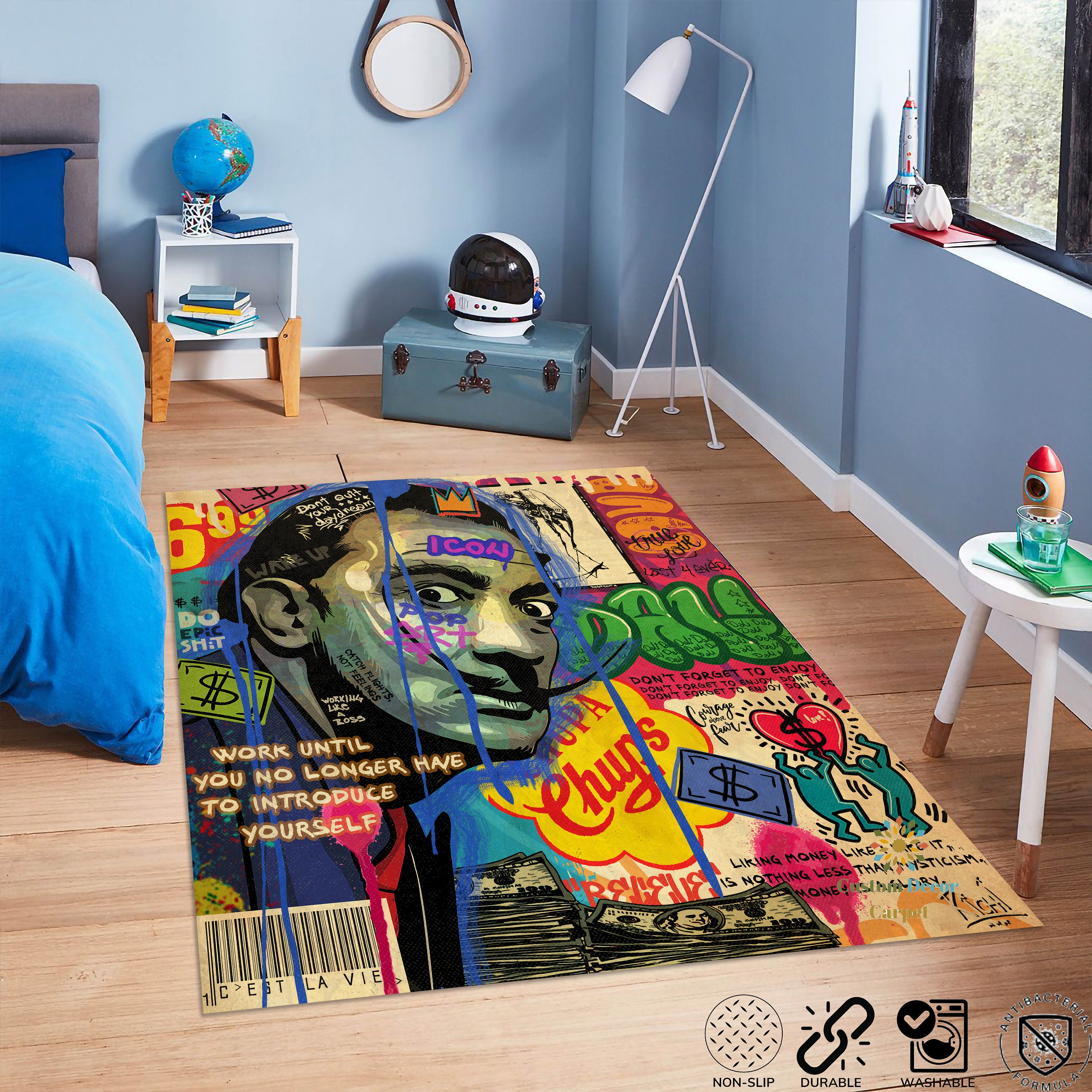 Pop Art Remake Rug Art Rug Artsy Rug Famous Painting Rug - Etsy