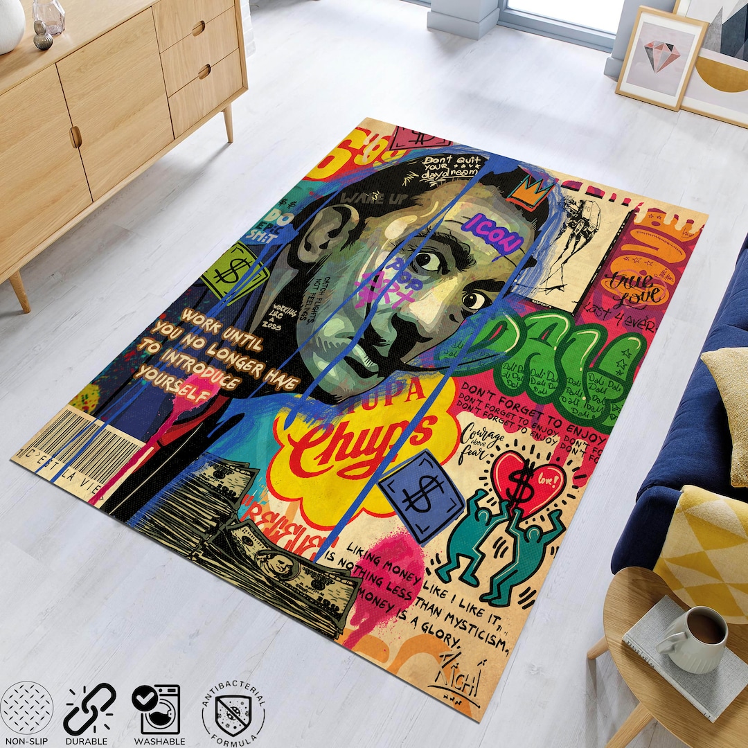 Pop Art Remake Rug Art Rug Artsy Rug Famous Painting Rug - Etsy