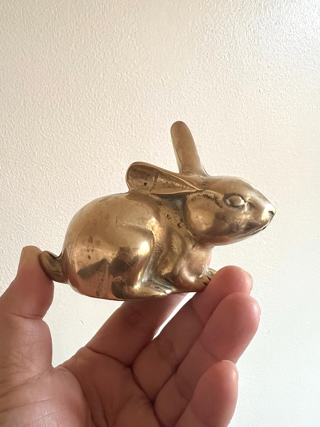 Vintage Mid-century Modern Rabbit Solid Brass Ornament Figurine - Etsy