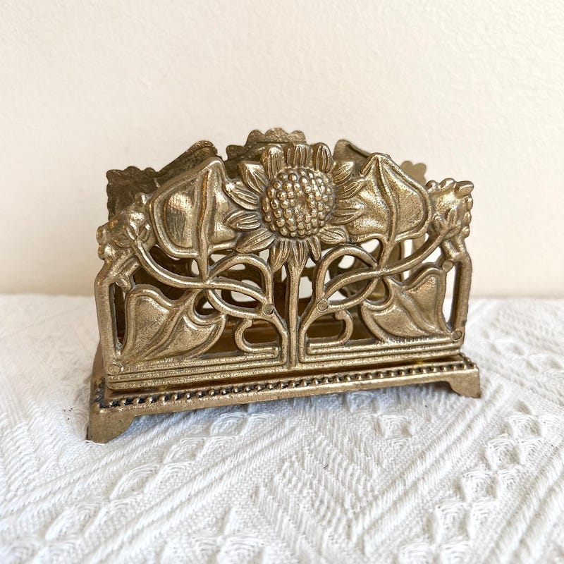 Brass Letter Holder - Etsy