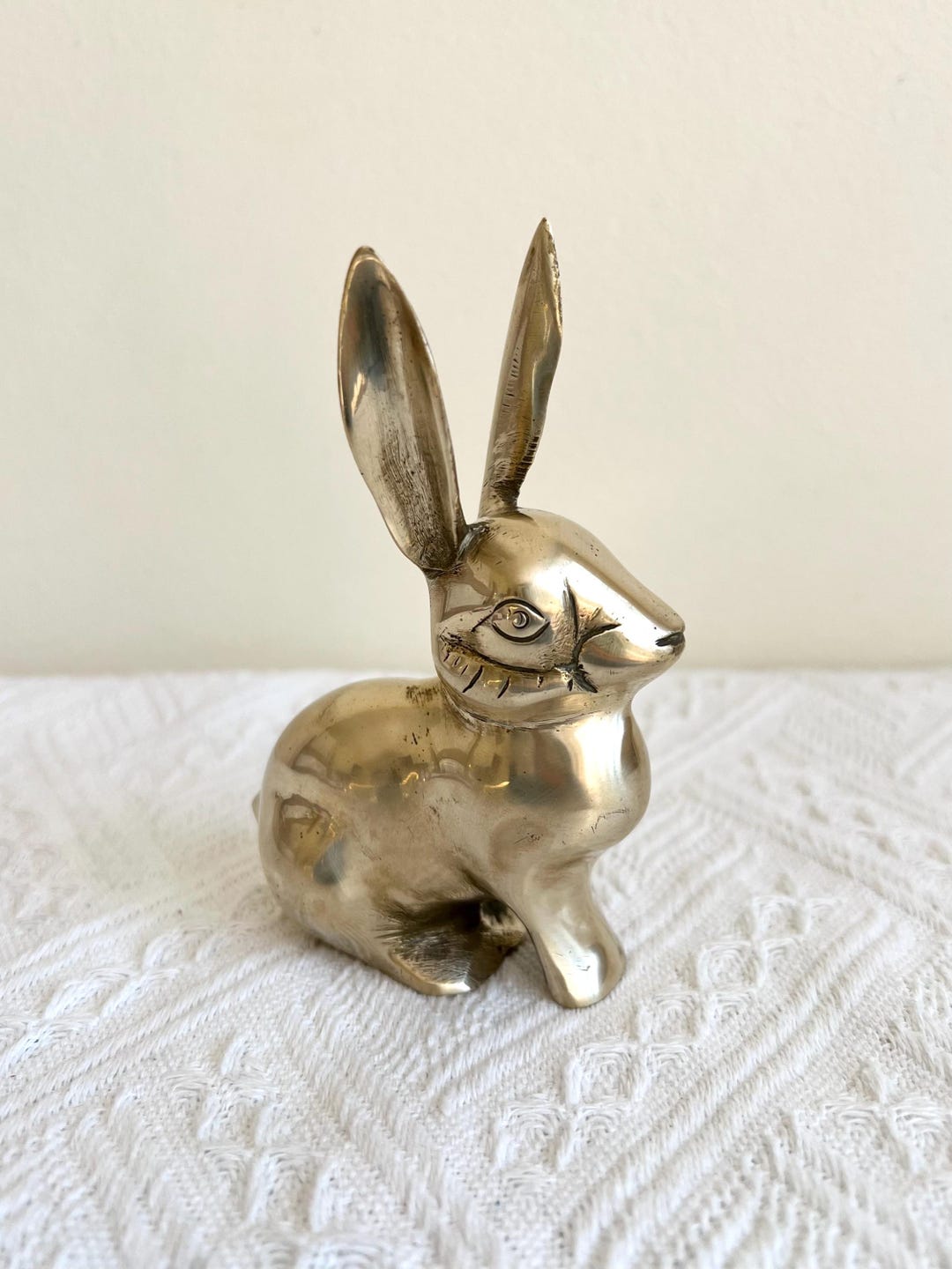 Vintage Mid-century Modern Rabbit Solid Brass Ornament Figurine - Etsy