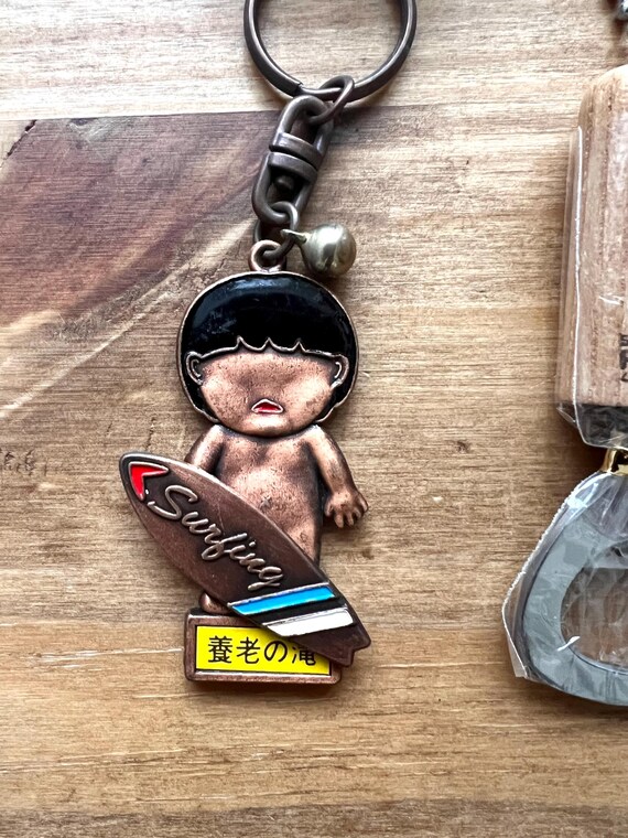 80s Japanese Vintage Cute Ninja, Surfing Boy Squirrel… - Gem