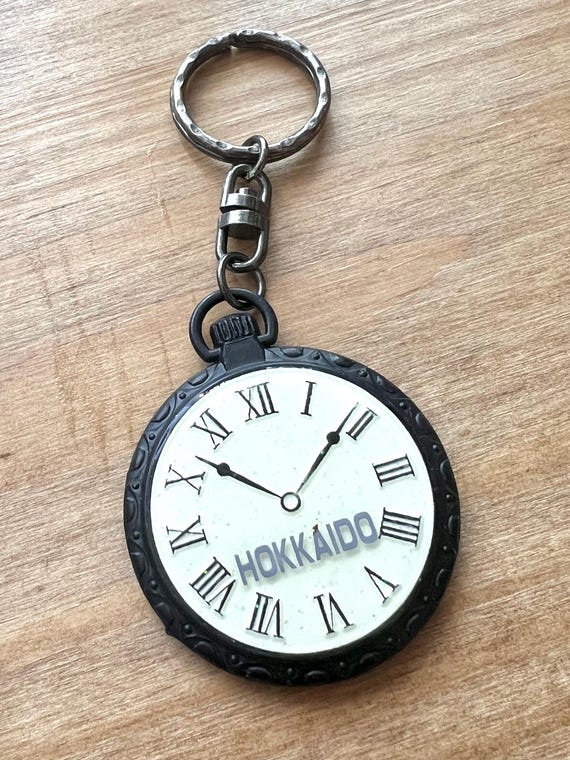 80s Japanese Vintage Cute Gopher & Train, Hokkaido Cl… - Gem