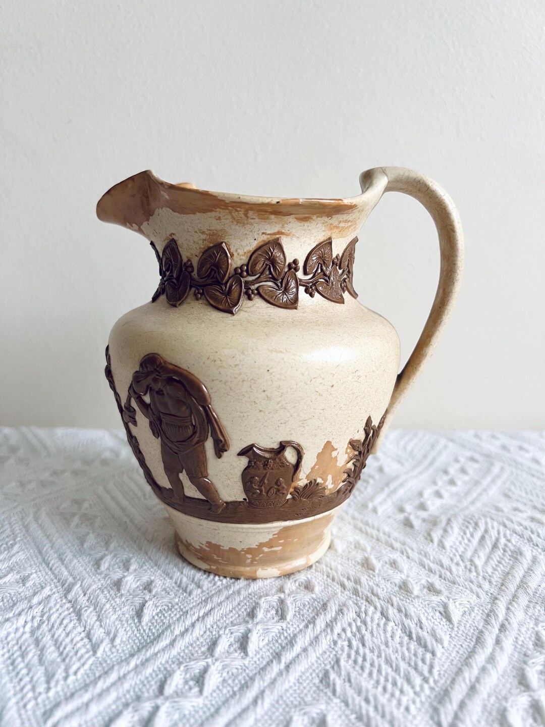 1880s Antique Ridgway Cauldon Ware Bacchanalian Boy Jug, Pattern 228 - Etsy