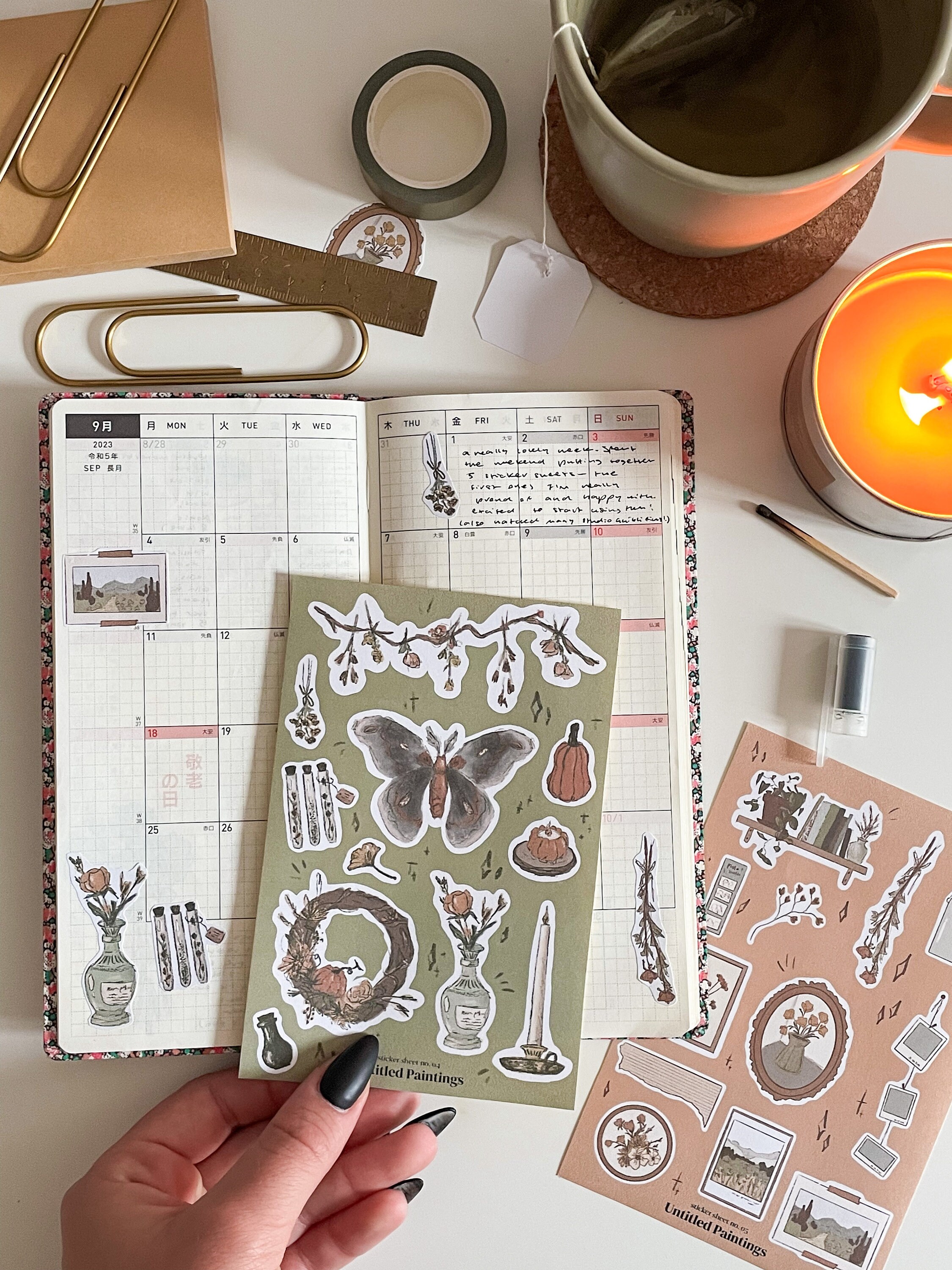 Printable/digital Sticker Sheet No. 04 the Herbalist - Etsy