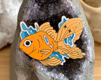Orange Oranda Goldfish Enamel Pin Oranda Goldfish Oranda - Etsy