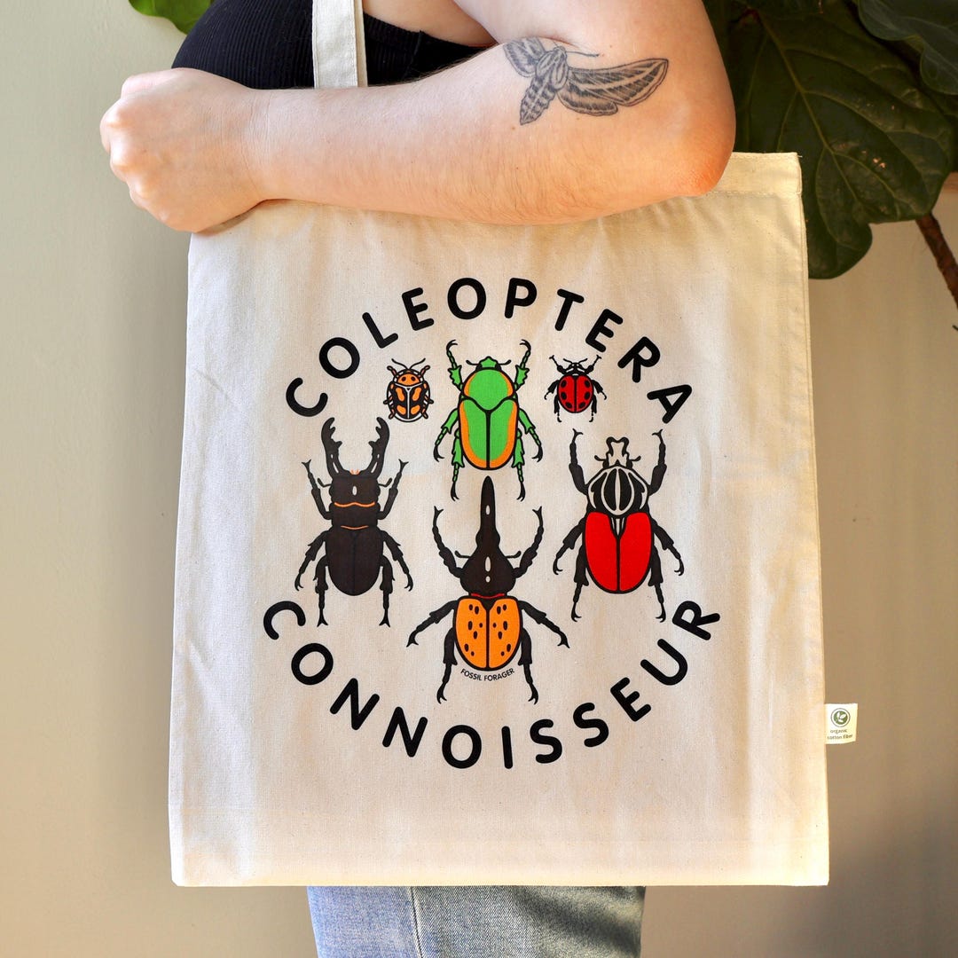 Coleoptera Connoisseur Tote Bag / Grocery Bag / Beetle Bag / Insect ...