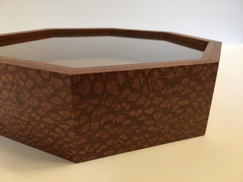 Octagon Box for Sailor Valentine; Display Case for Artwork or Keepsake ...