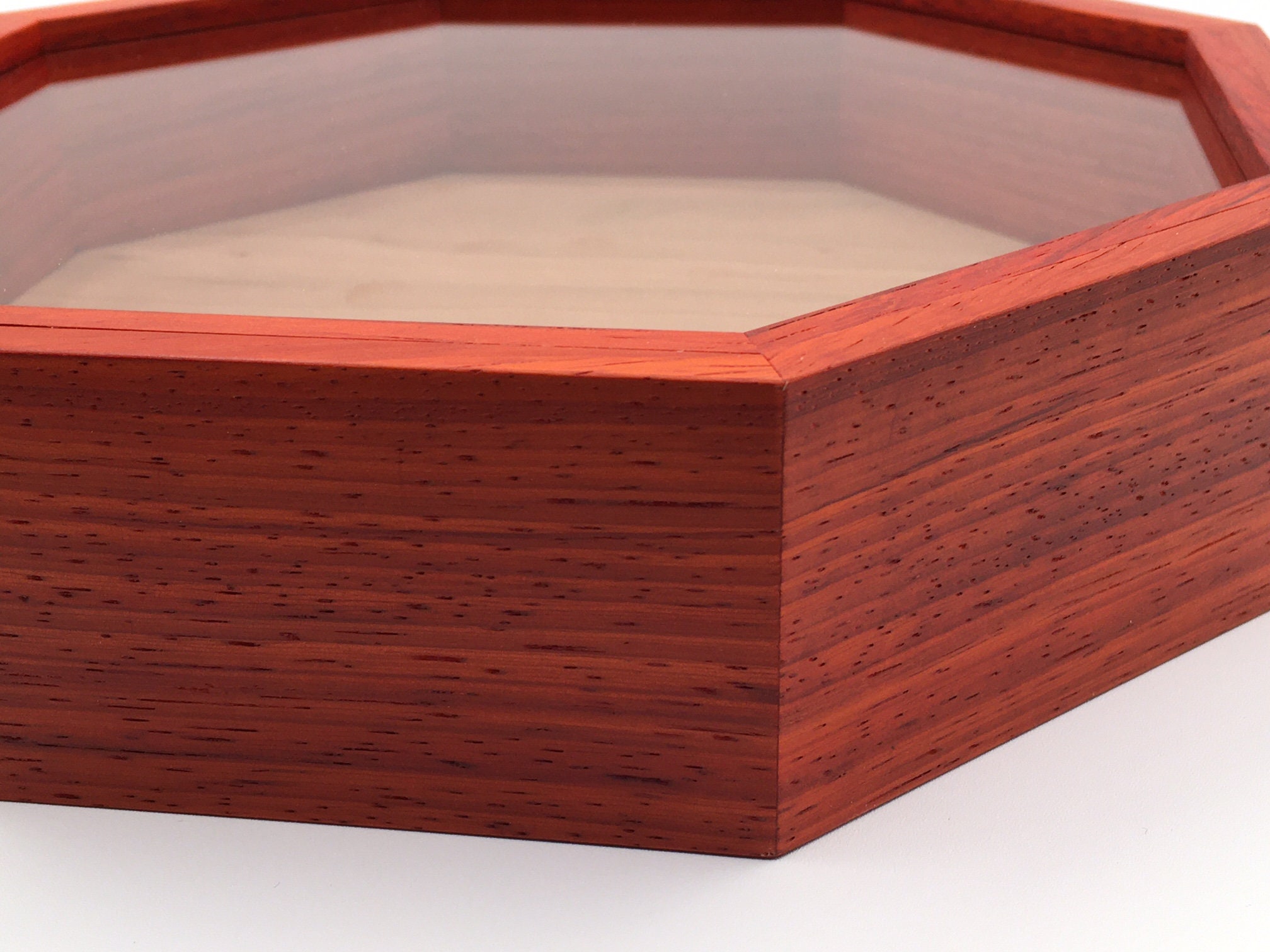 Octagon Box for Sailor Valentine; Display Case for Artwork or Keepsake ...