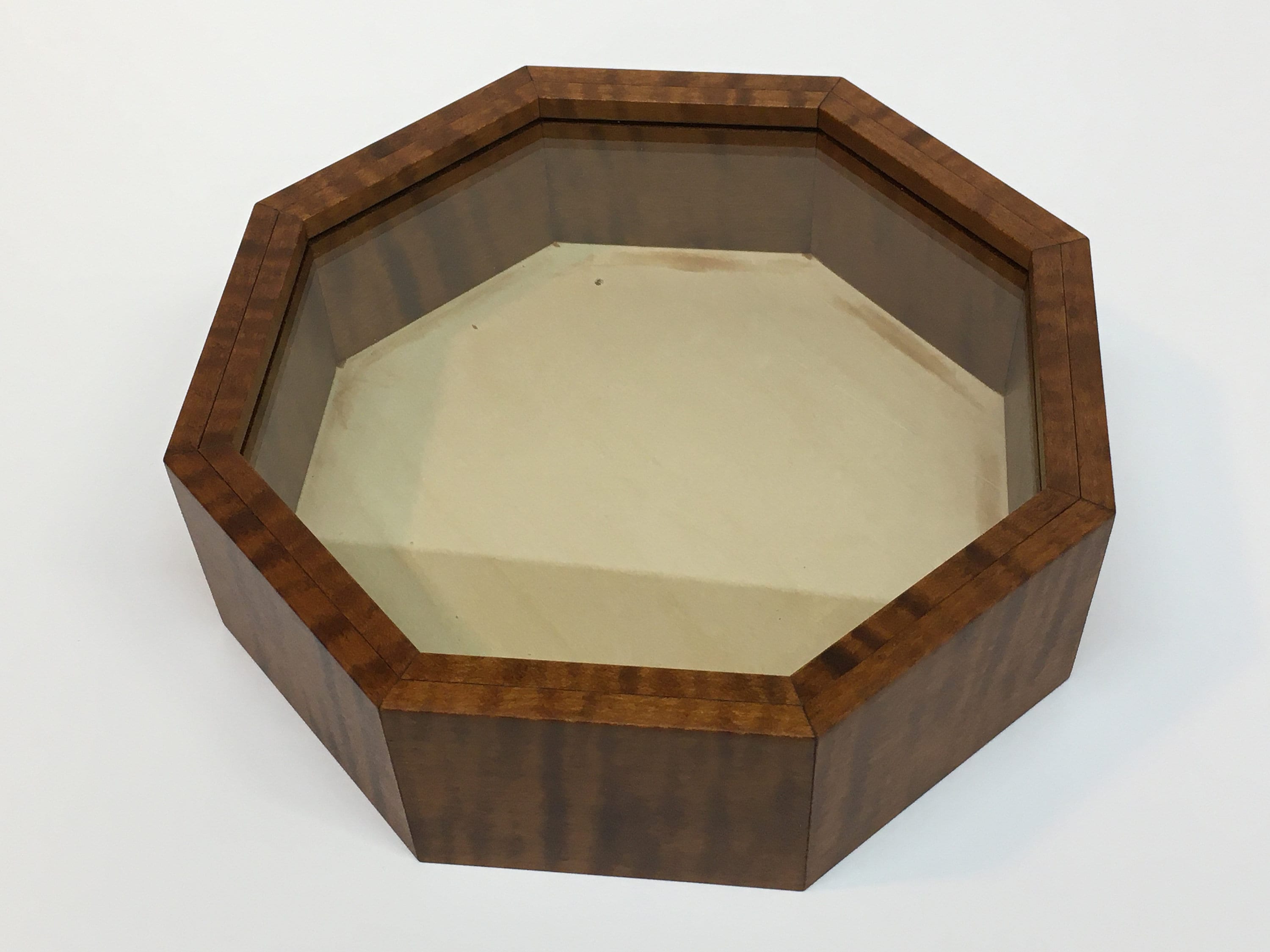Octagon Box for Sailor Valentine; Display Case for Artwork or Keepsake ...