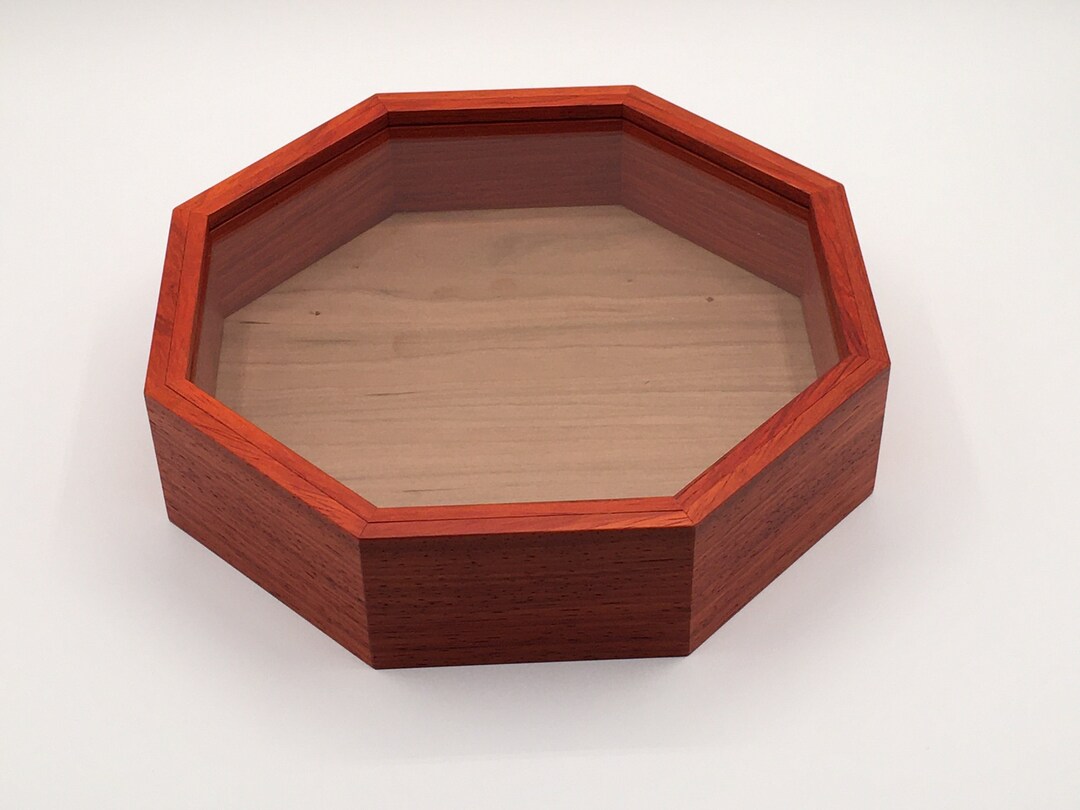 Octagon Box for Sailor Valentine; Display Case for Artwork or Keepsake ...