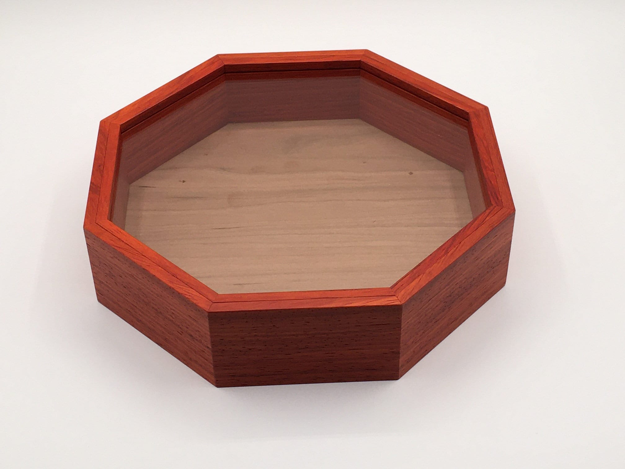Octagon Box for Sailor Valentine; Display Case for Artwork or Keepsake ...