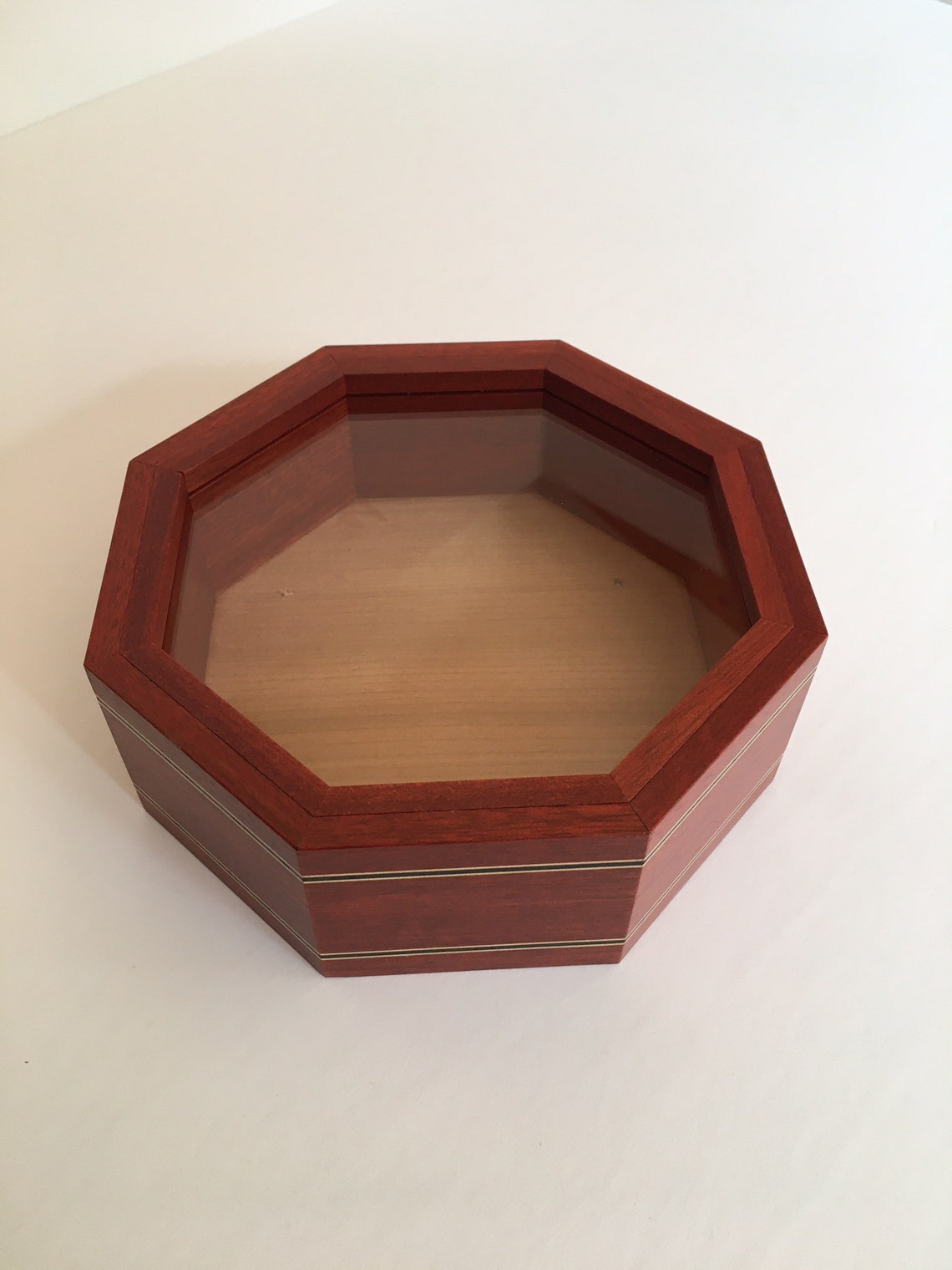 Octagon Box for Sailor Valentine Display Case for Artwork or Keepsake ...
