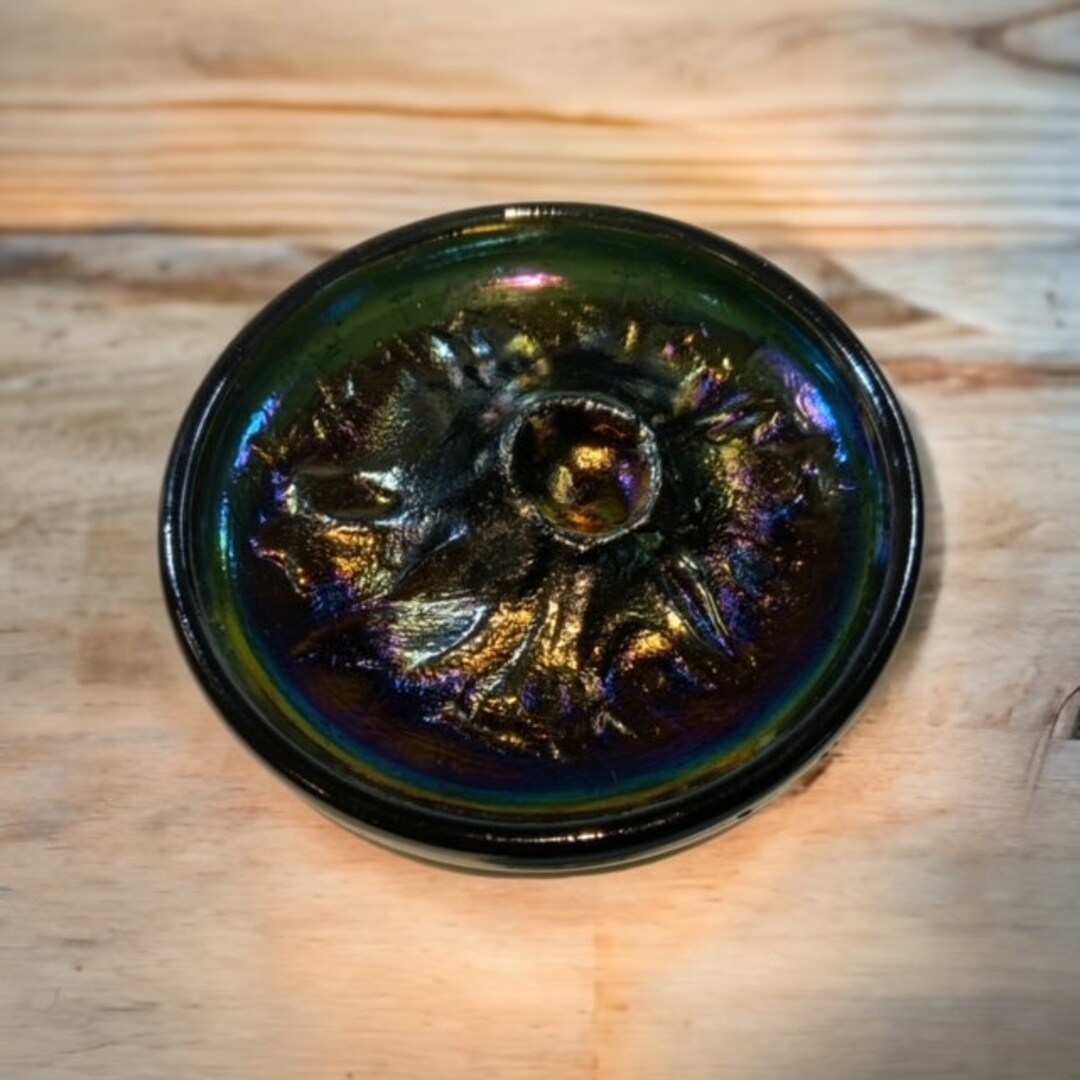 Vintage Bullseye Glass Co. Ashtray/dish Made From Mt Saint Helen's Ash ...