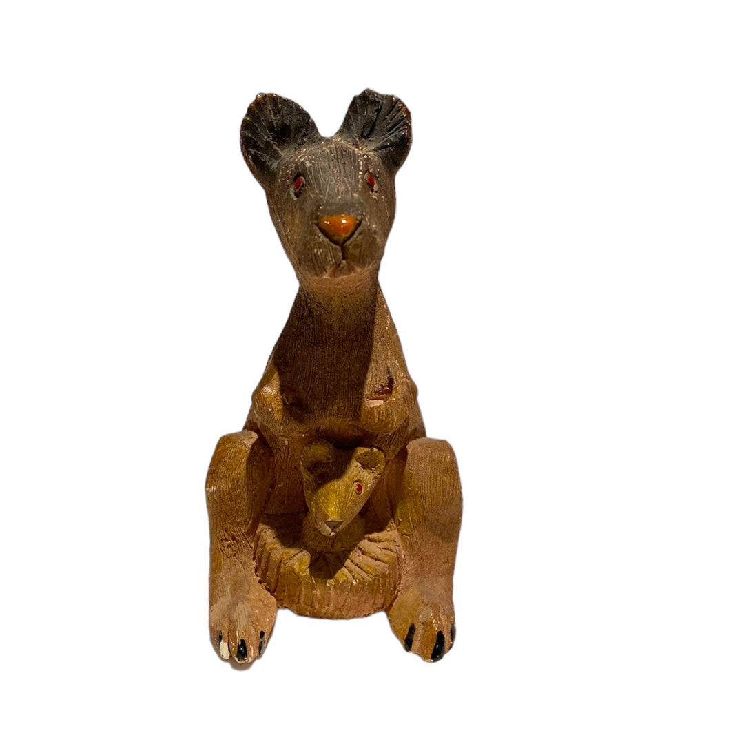 Artesania Rinconada Retired #4 Kangaroo and Joey Figurine - Etsy