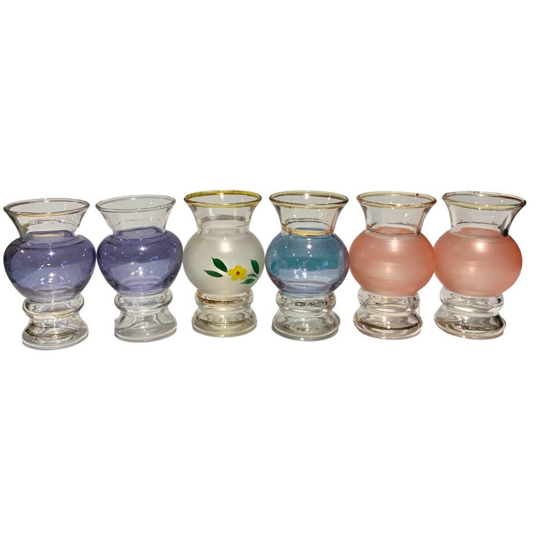 Lot of 6 Vintage Bartlett Collins Small Vases 4 Tall Each - Etsy