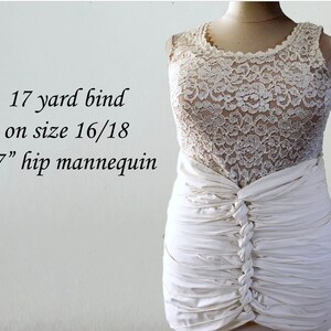 Lavandula Artisan Bengkung Belly Binding Wrap,17yrd, Premium Cotton ...