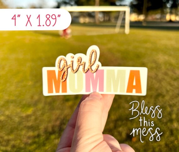 Decals & Skins Girl Mama Clear Vinyl Sticker Girl Mama Sticker ...
