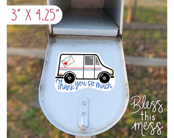 Mail Carrier Decal | Etsy