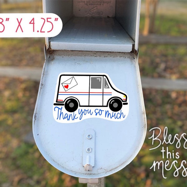 Mail Carrier Decal - Etsy