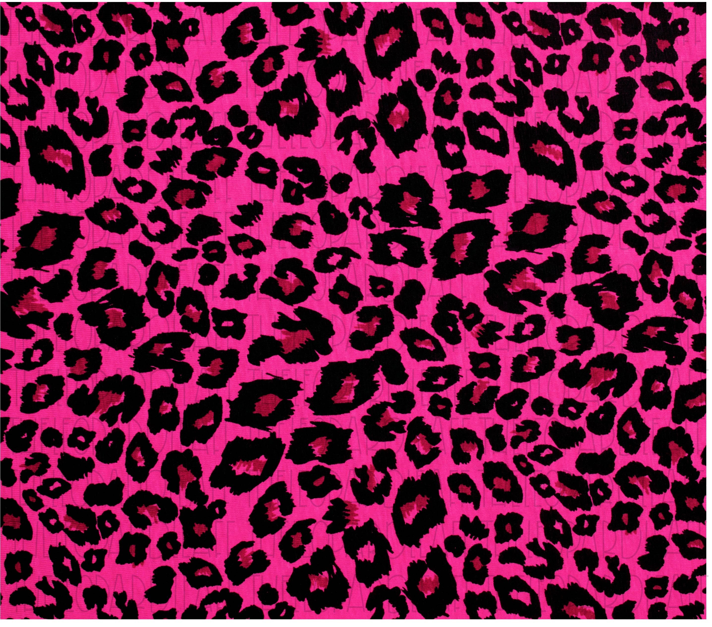 Leopard Print Pink Digital Paper, DIGITAL DESIGN **PNG File for ...