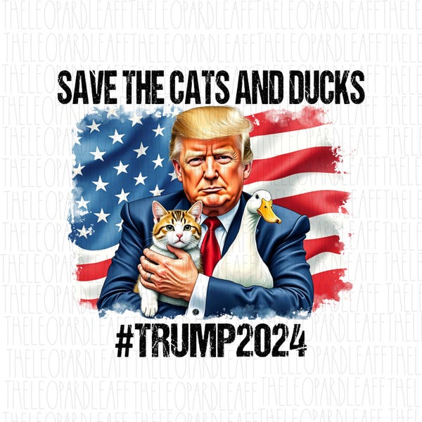 Trump Save Cats and Ducks - Etsy