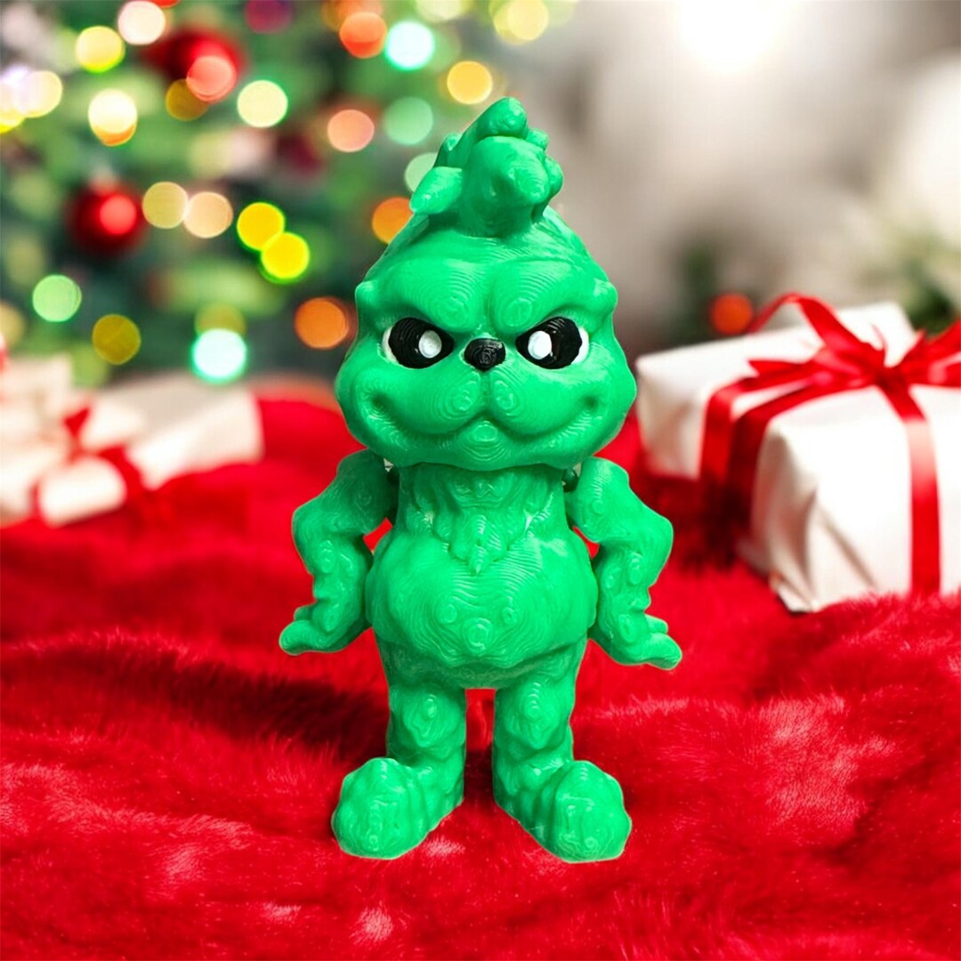 Mini Articulated Grinch Characters | Christmas Collectible Figures - Etsy