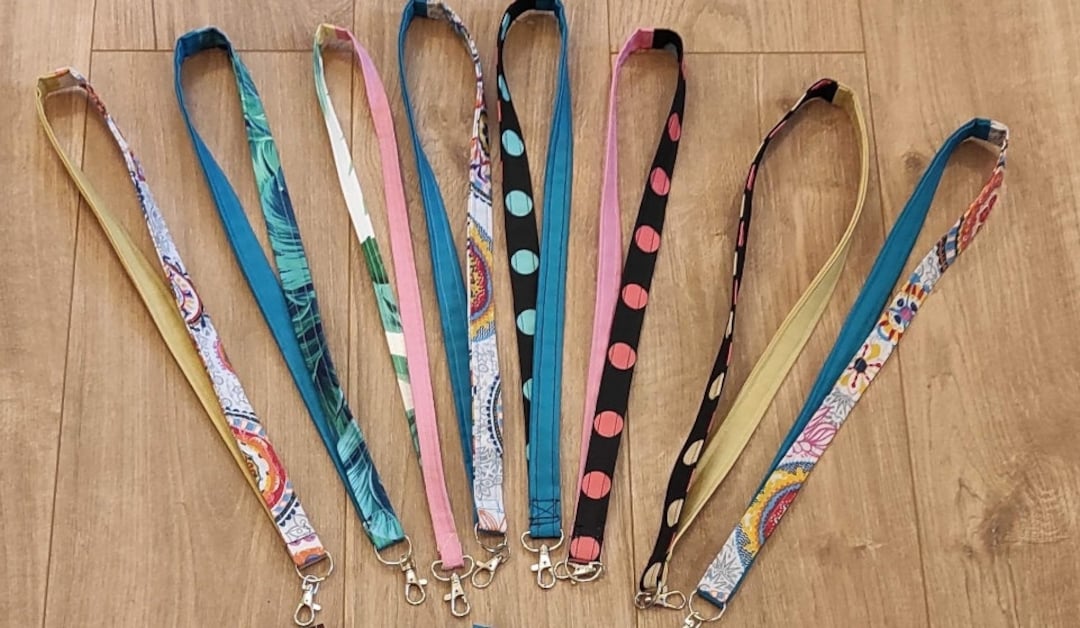 Neck Key Ring or Badge Holder, 100% Coated Cotton for Caregivers ...